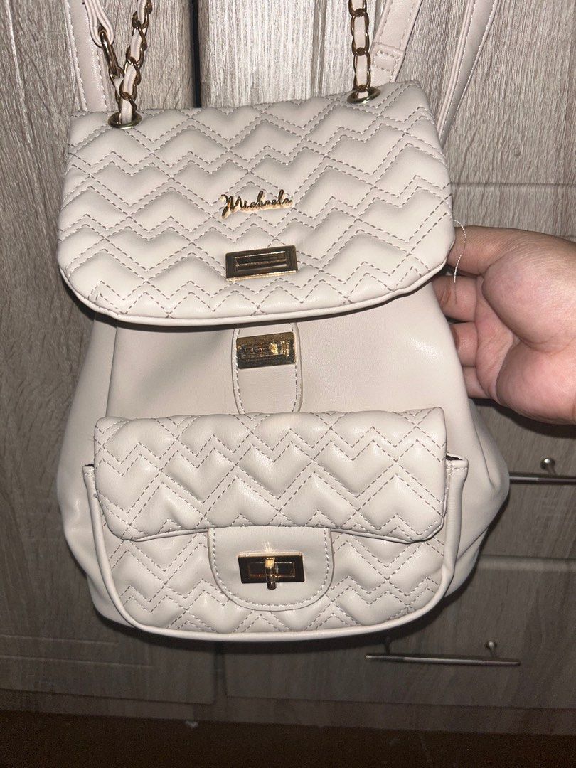 Michaela Small Backpack, Women's Fashion, Bags & Wallets, Backpacks on ...