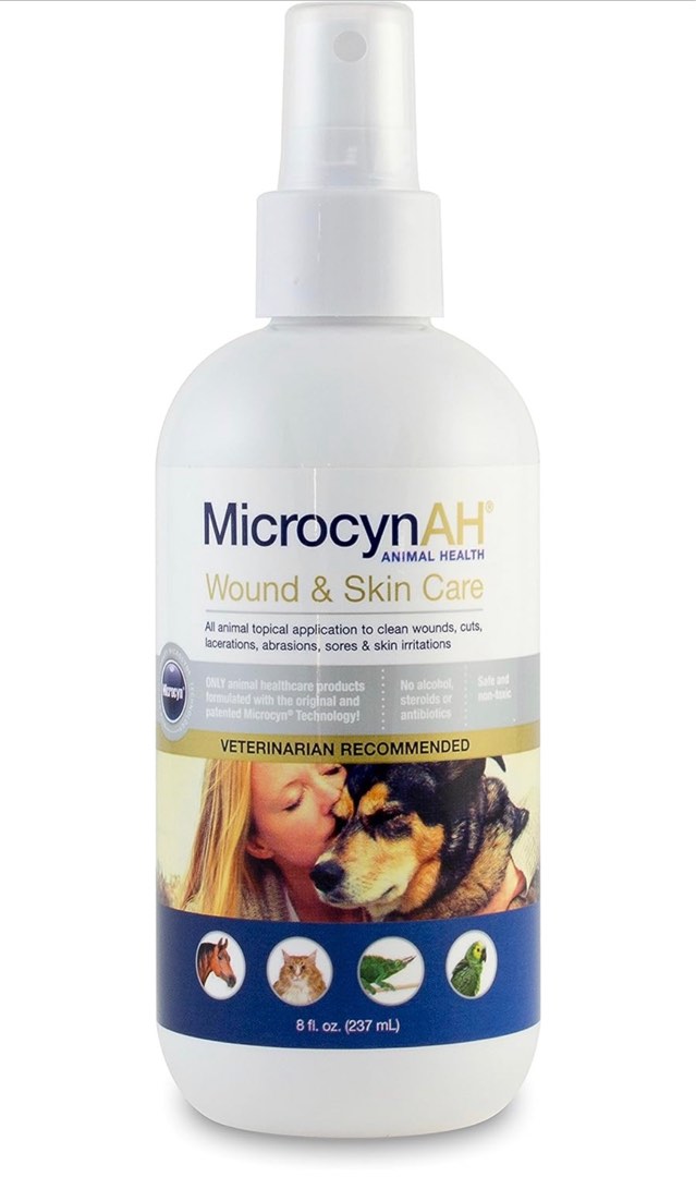 Microcyn AH - Wound Spray (Big bottle), Pet Supplies, Health & Grooming ...