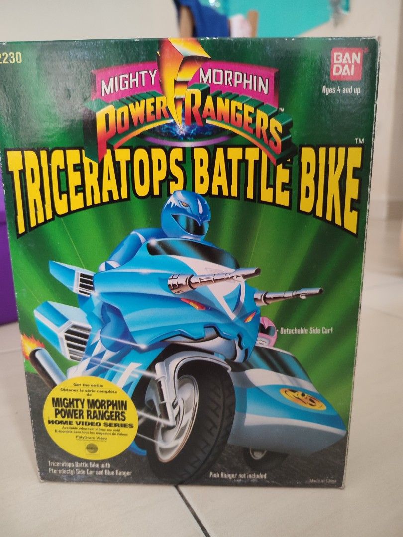 Mighty Morphin Power Rangers Tricetatops Battle Bike, Hobbies & Toys ...