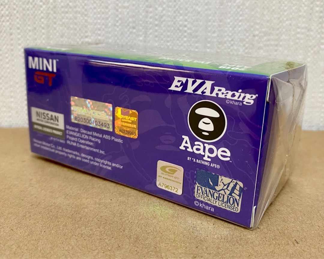 【全新未開封】Mini GT Pop Race GTR R35 Aape Bathing Ape EVA Racing 初號機 配色 非 ...