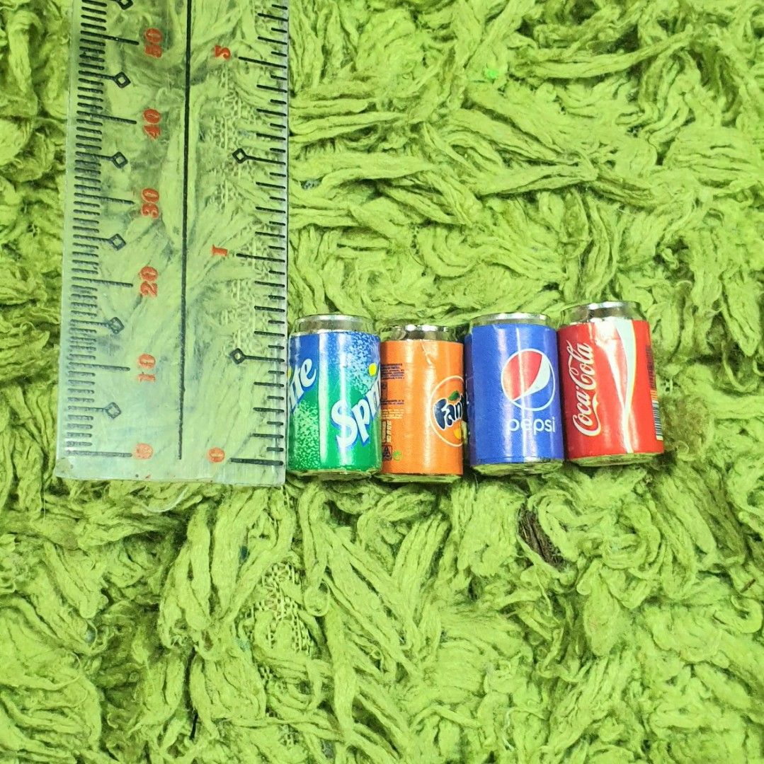 miniature can soda coke sprite royal pepsi small cute dollhouse gift ...