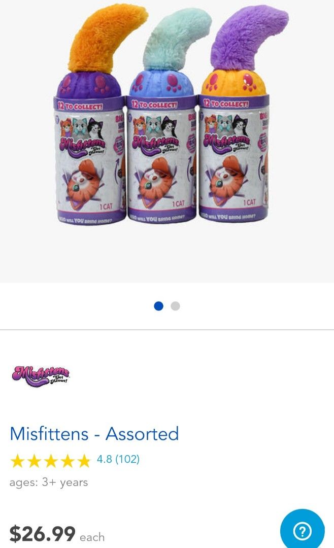 Misfittens Cats, Hobbies & Toys, Toys & Games on Carousell