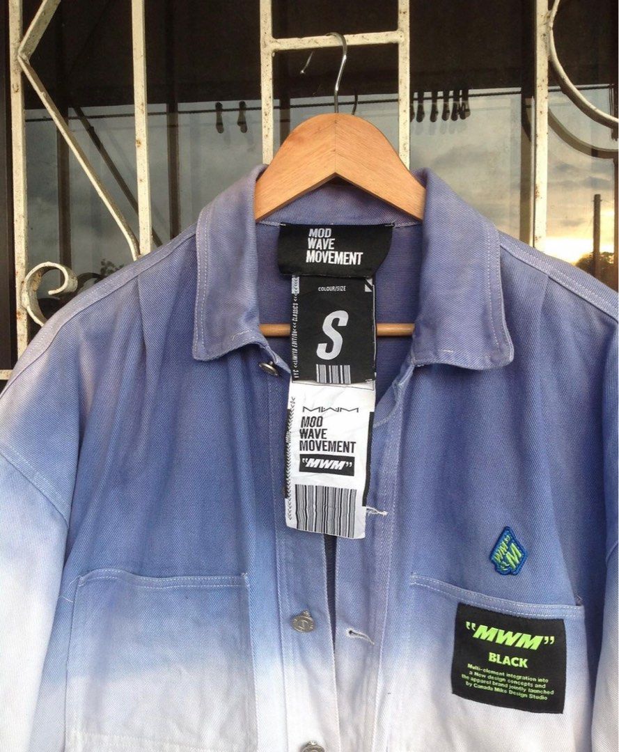 Mod Wave Movement Denim Jacket, Men's Fashion, Coats, Jackets and ...