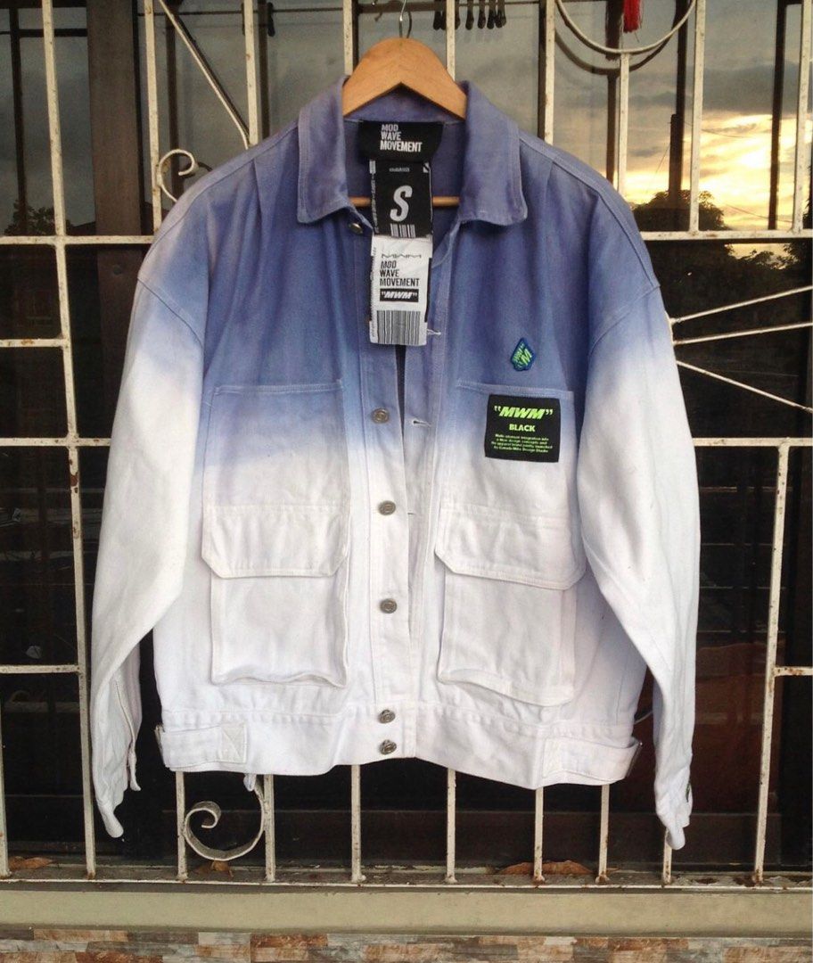 Mod Wave Movement Denim Jacket, Men's Fashion, Coats, Jackets and ...