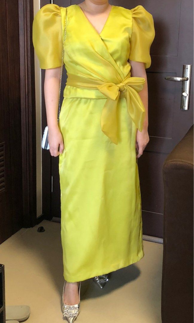 Modern Filipiniana Gown (Custom Made) on Carousell