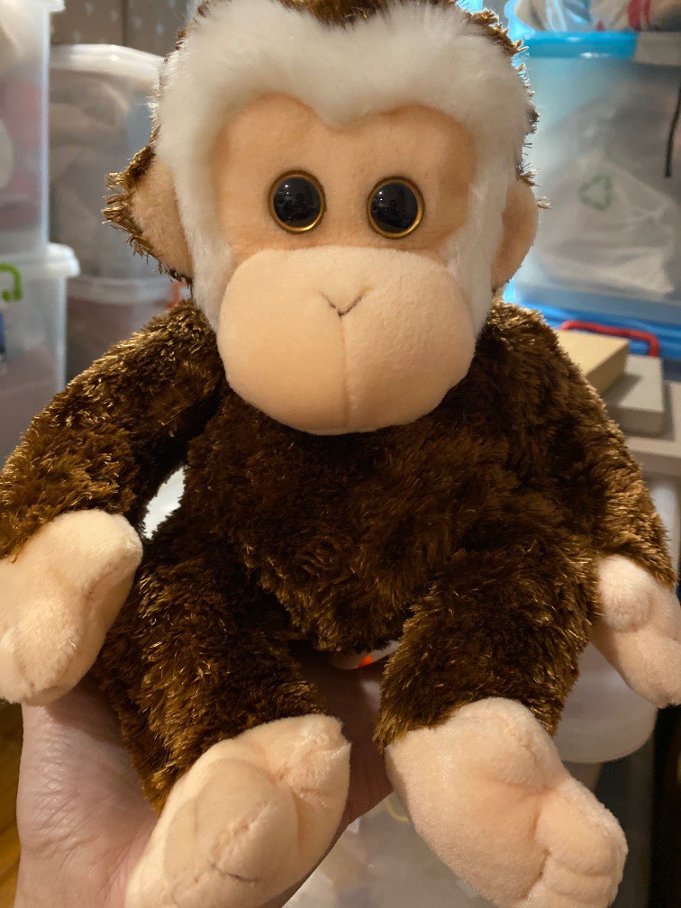 Monkey soft toy, Hobbies & Toys, Toys & Games on Carousell