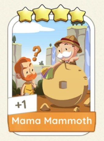 Monopoly Go - Mama Mammoth, Hobbies & Toys, Toys & Games on Carousell