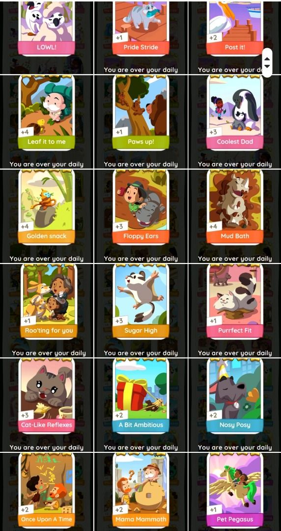 Monopoly go stickers $1 -$8, Have almost everything, Hobbies & Toys ...