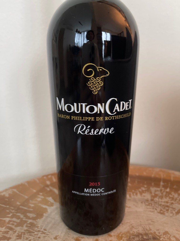 Mouton Cadet Reserve Medoc 2015, Food & Drinks, Alcoholic Beverages on ...