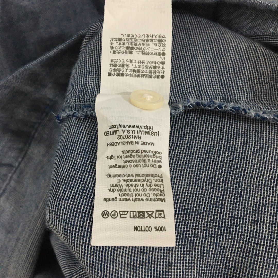 Muji 100% Organic Indian Cotton Double Gauze Tops on Carousell