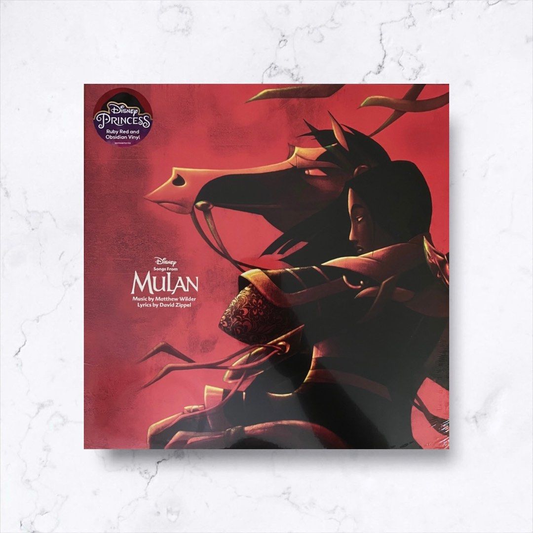 Mulan - The Songs - Vinyl LP Plaka Broadway Disney Soundtrack Lea ...