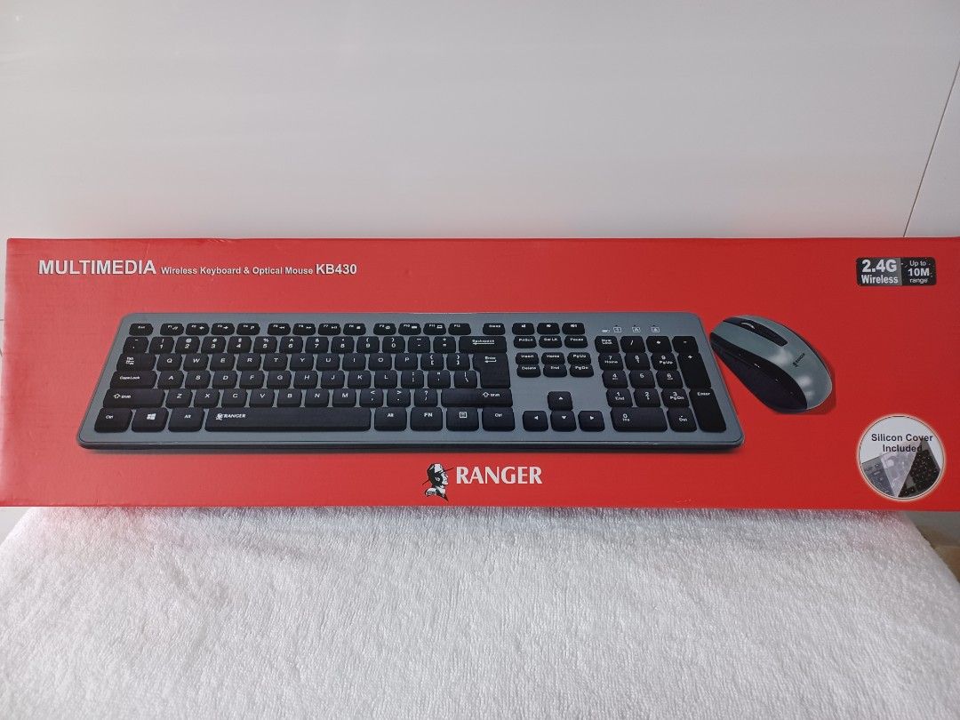 RANGER Multimedia Wireless keyboard & optical mouse KB430, TV & Home ...