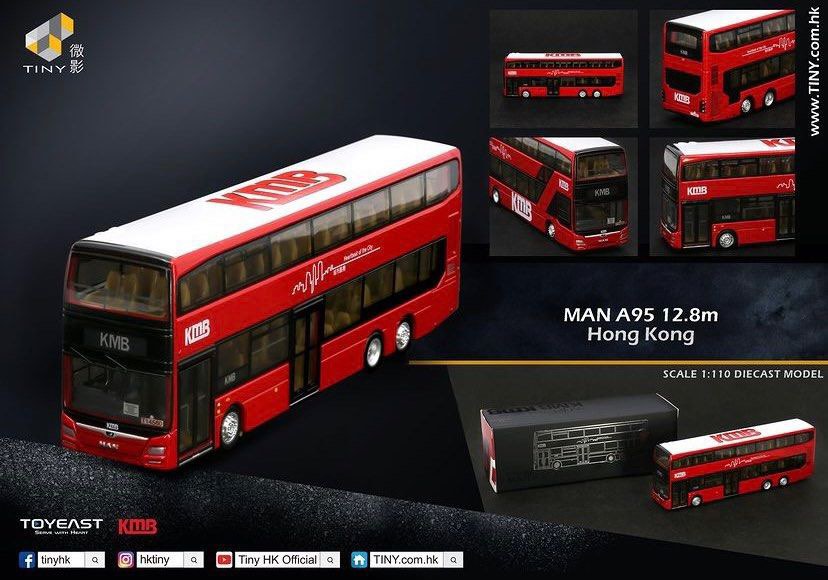 MyTiny KMB 90th Anniversary MAN A95 (Red), Hobbies & Toys, Toys & Games ...