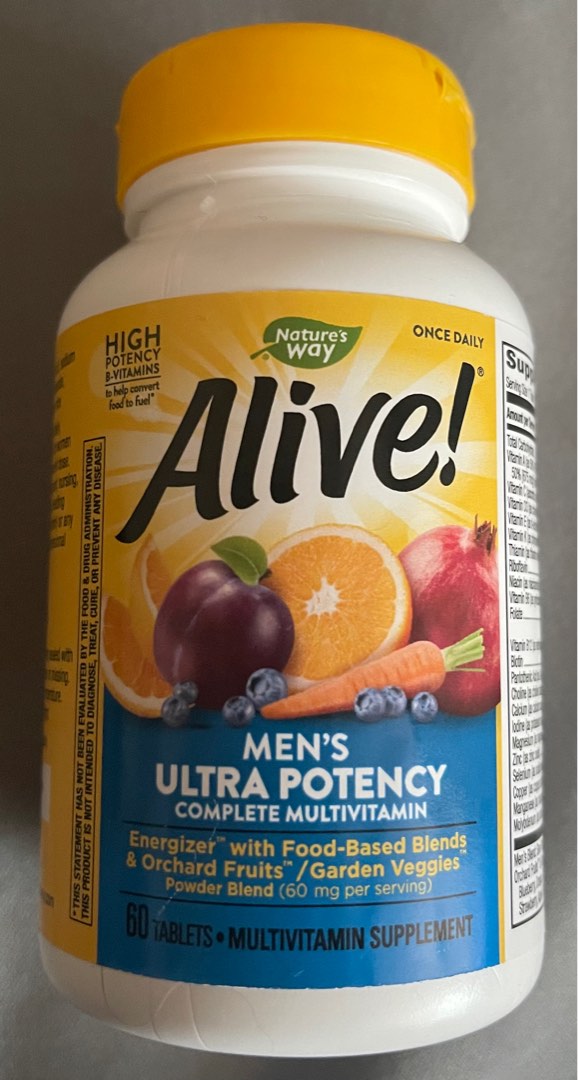 Nature’s way Alive Men’s Complete Multivitamin, Health & Nutrition ...