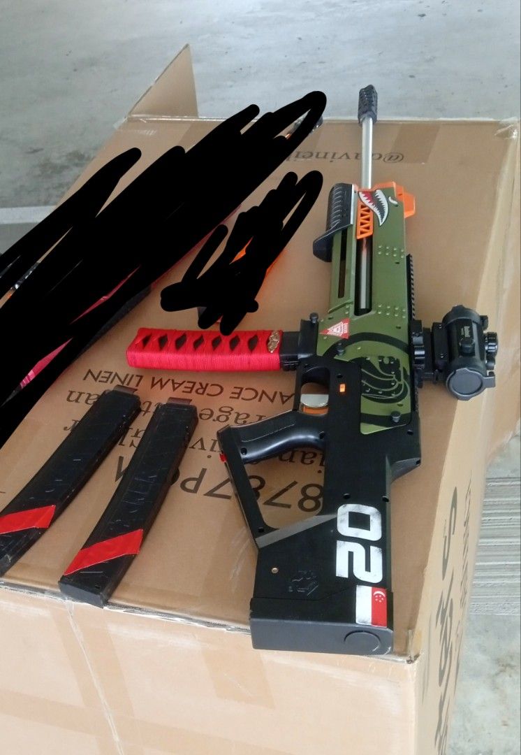 Nerf / Foam Blasters, Worker Swift custom, Hobbies & Toys, Toys & Games on Carousell