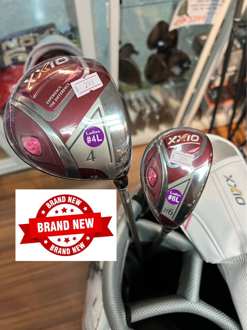 NEW LADIES 2022 XXIO 11 4 Wood, 6 Hybrid [With Lightweight MP-1100 34g Ladies Flex Shaft ...