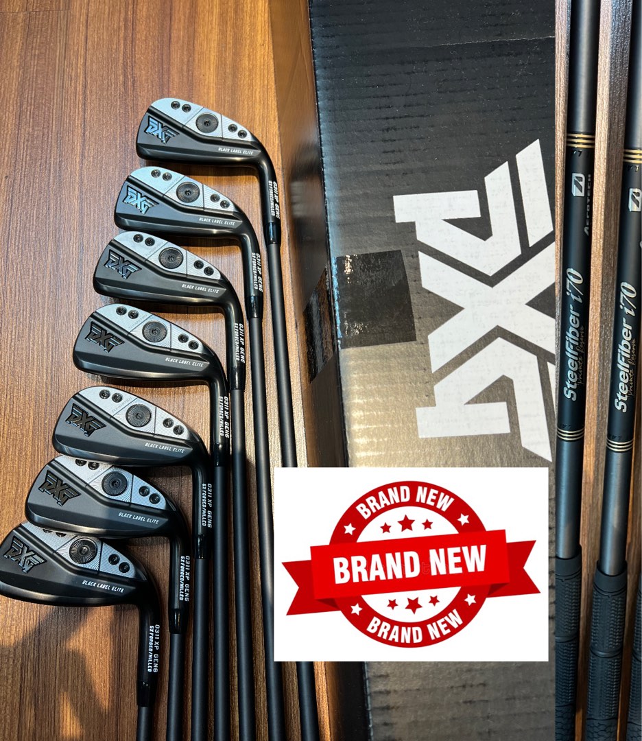 NEW PXG GEN6 0311XP (5-G) Black Label Elite 5X Forged & Milled Irons [7 ...