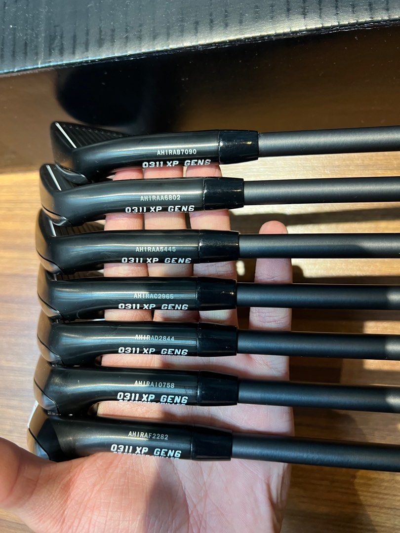NEW PXG GEN6 0311XP (5-G) Black Label Elite 5X Forged & Milled Irons [7 ...