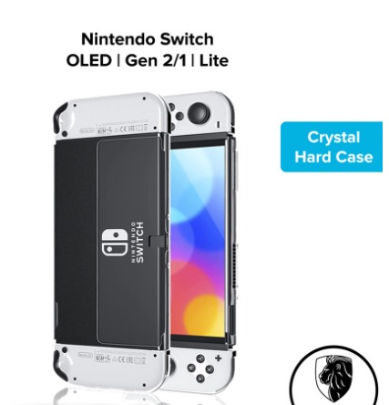 Nintendo Switch Oled / Normal / Lite Clear PC Case/Casing with Stand ...