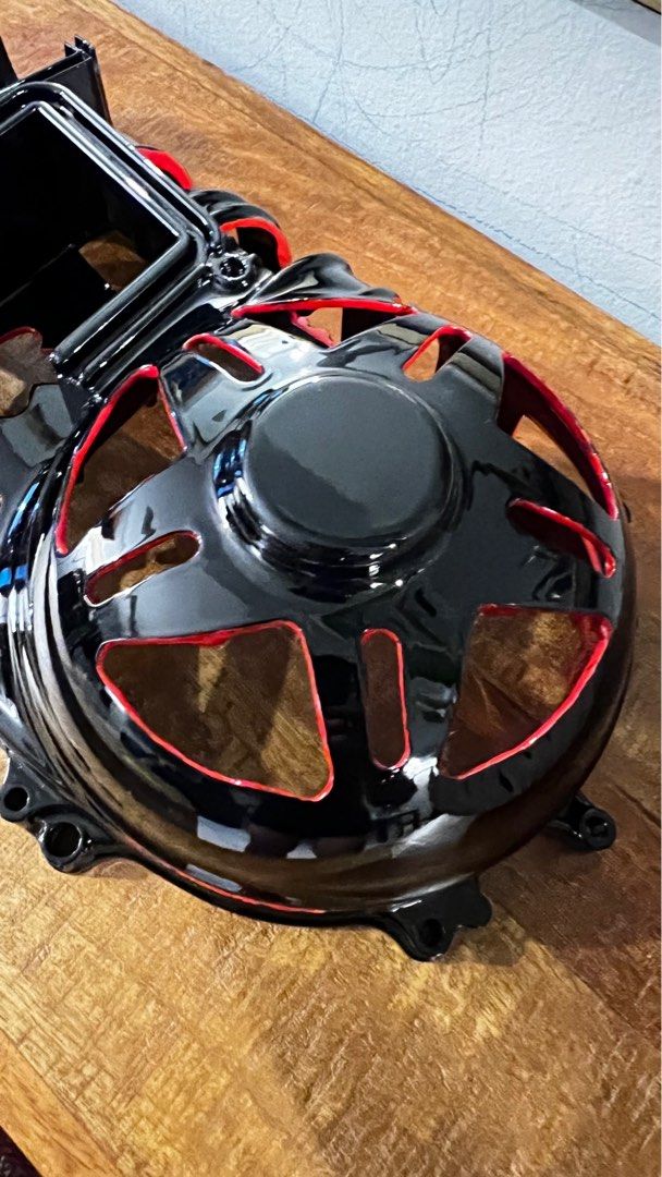 NMAX V1 CUSTOM CVT COVER BRAND NEW., Motorcycles, Motorcycle ...