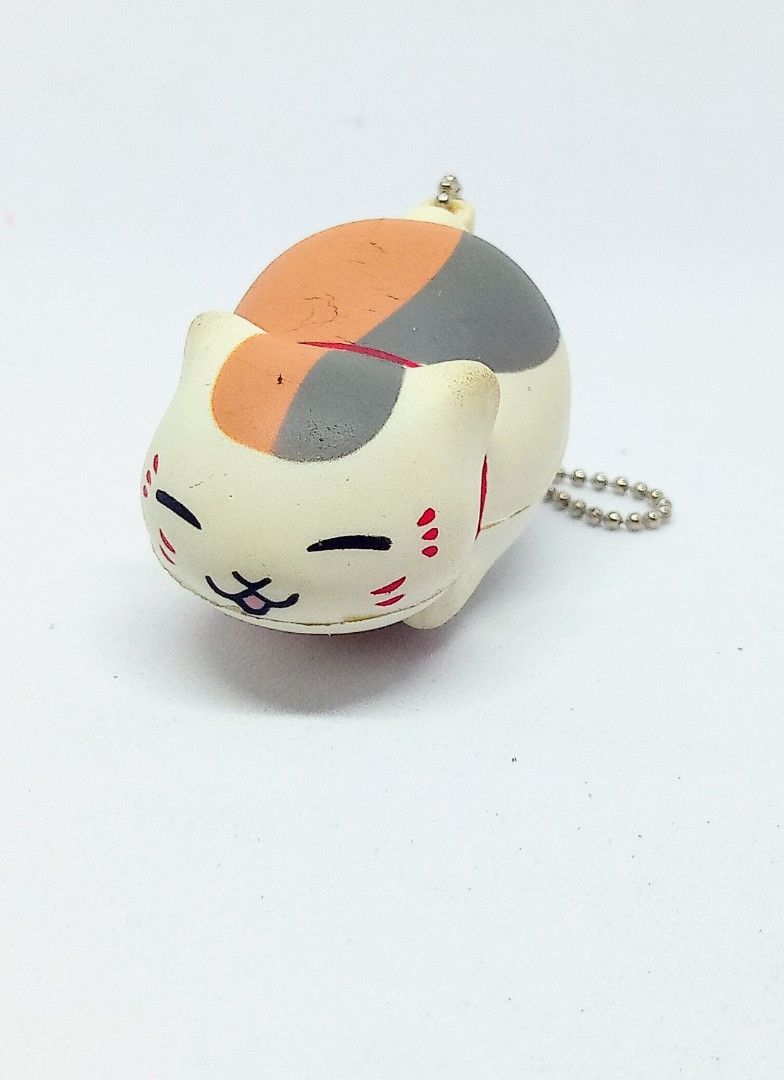 Nyanko Sensei Lucky Cat Squishy Keychain, Hobbies & Toys, Toys & Games ...