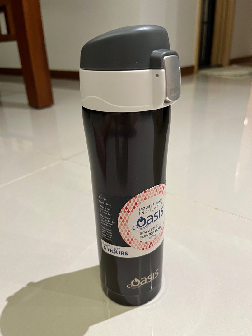 Oasis - Double Wall Insulated Stainless Steel Flip-top Flask, Furniture ...