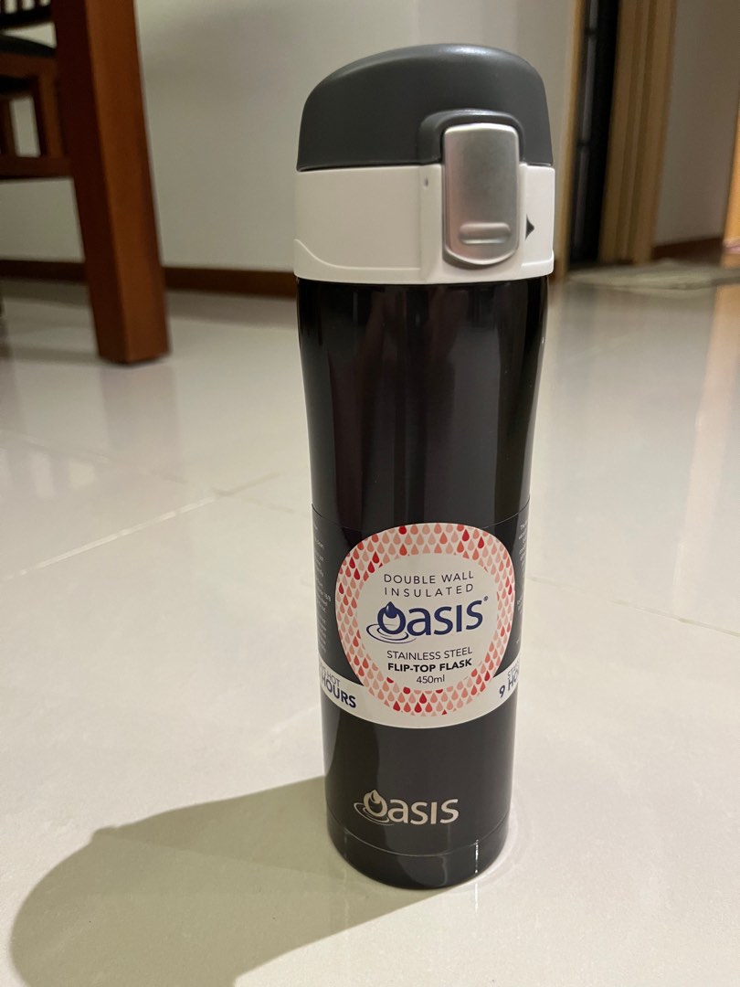 Oasis - Double Wall Insulated Stainless Steel Flip-top Flask, Furniture ...