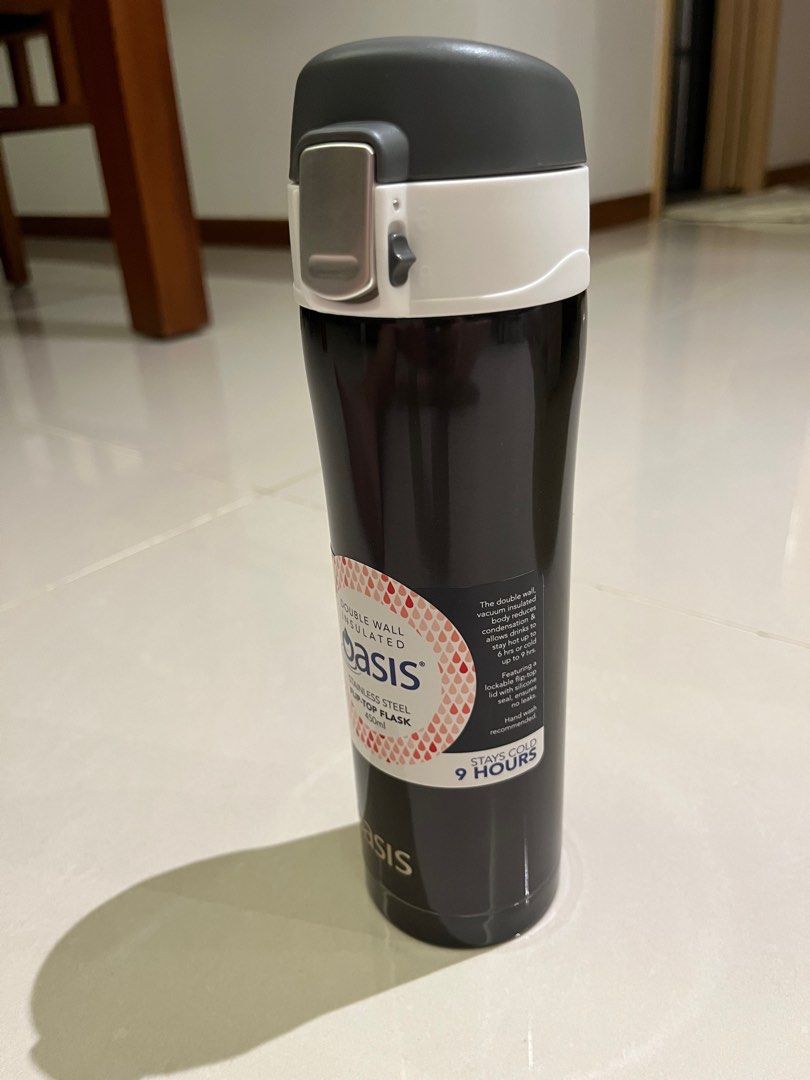 Oasis - Double Wall Insulated Stainless Steel Flip-top Flask, Furniture ...