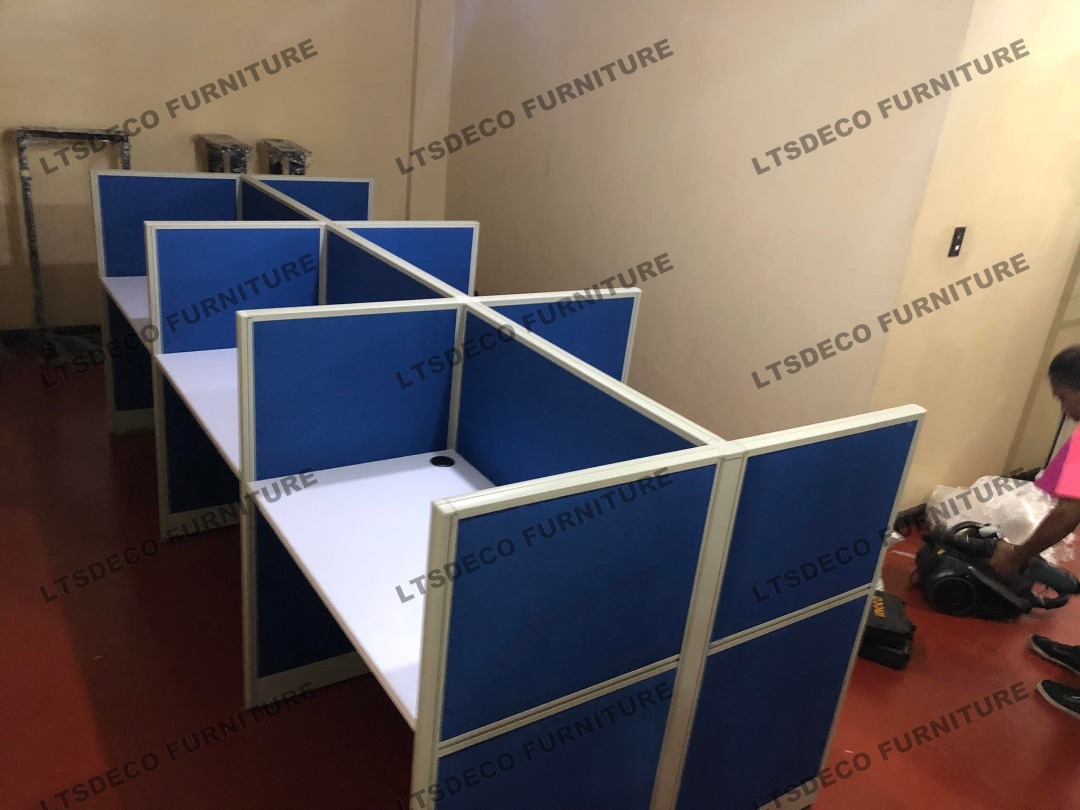 office partition full fabric cubicle modular partition furniture on ...