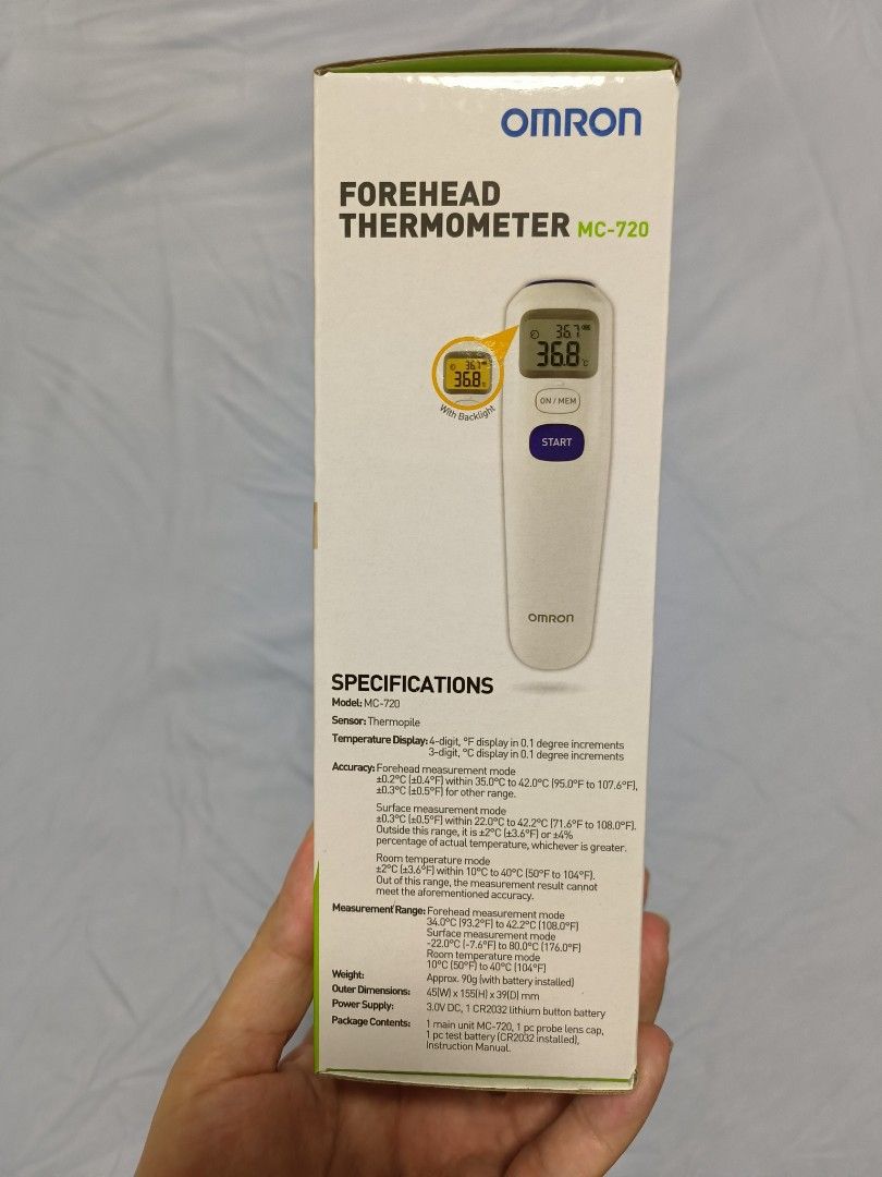 Omron Baby Forehead Thermometer, Babies & Kids, Baby Monitors on Carousell