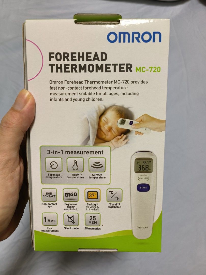 Omron Baby Forehead Thermometer, Babies & Kids, Baby Monitors on Carousell