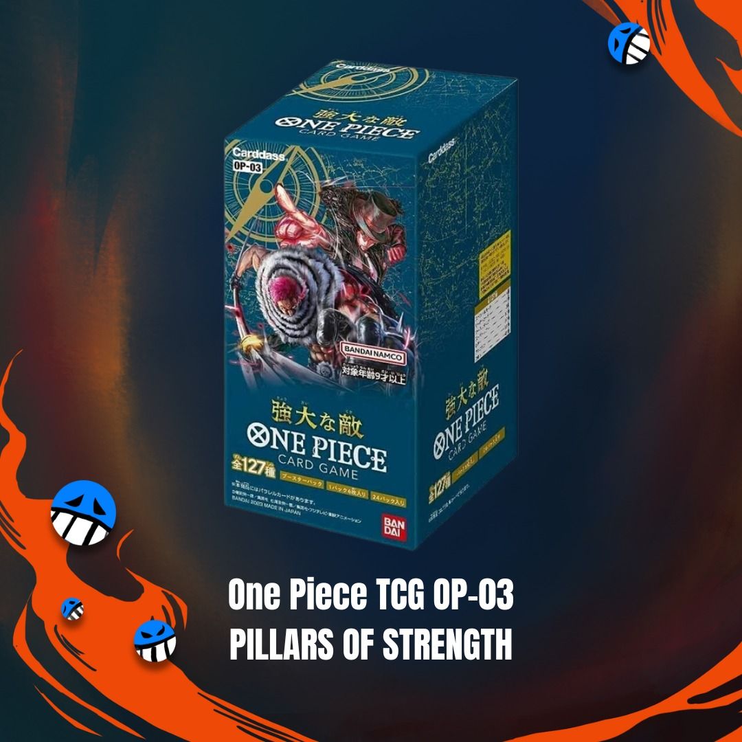 One Piece TCG OP-03 -Pillars Of Strength- Case, Hobbies & Toys, Toys & Games on Carousell