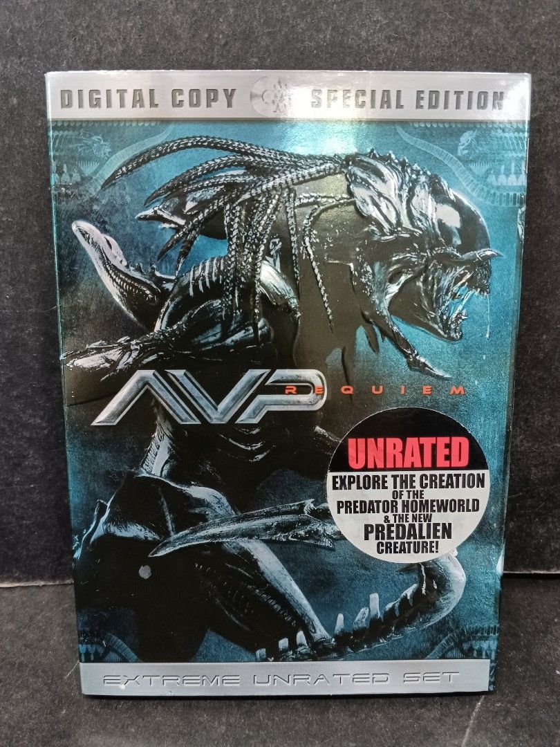 Original DVD: AVP Alien VS Predator (Special Edition) Extreme Unrated Set (Region 1) on Carousell