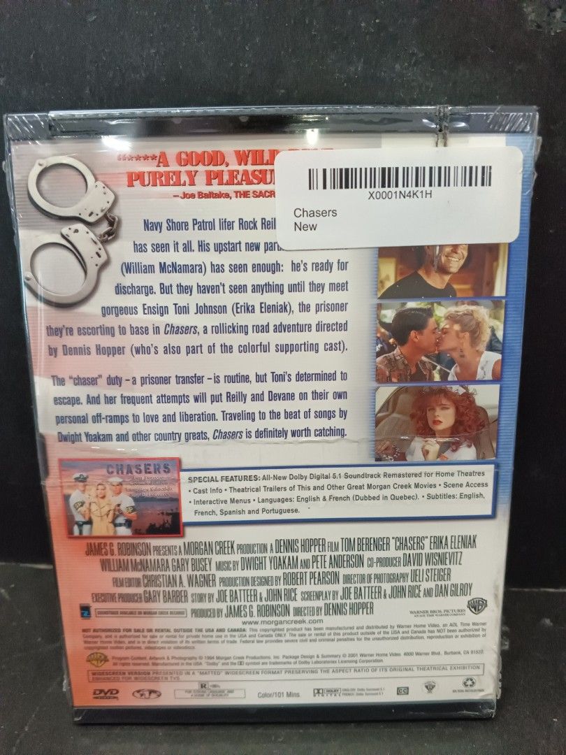 Original DVD: CHASERS - Berenger, William McNamara, Erika Eleniak ...