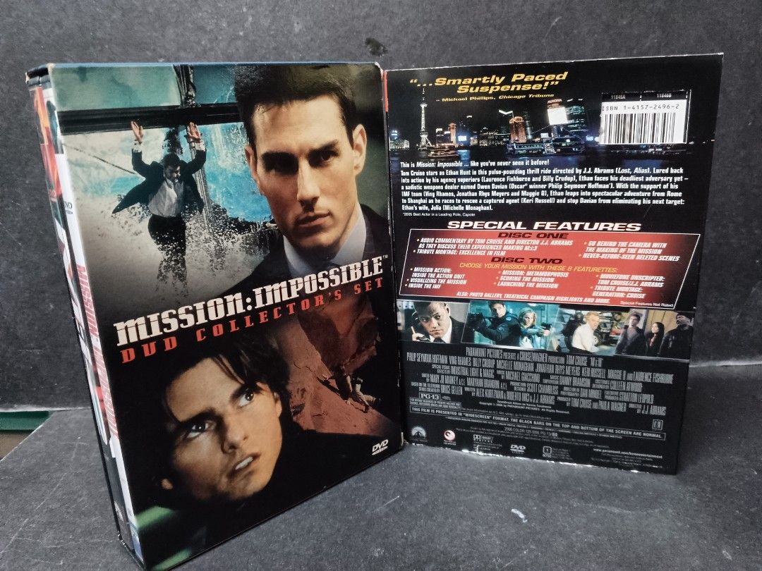 Original DVD: MISSION IMPOSSIBLE DVD COLLECTOR'S SET!! - TOM CRUISE ...