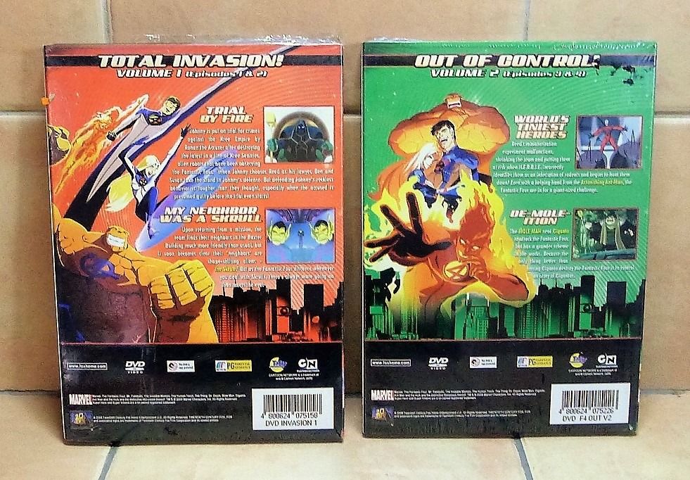 Original Marvel FANTASTIC FOUR 2 DVD Set, Hobbies & Toys, Music & Media ...