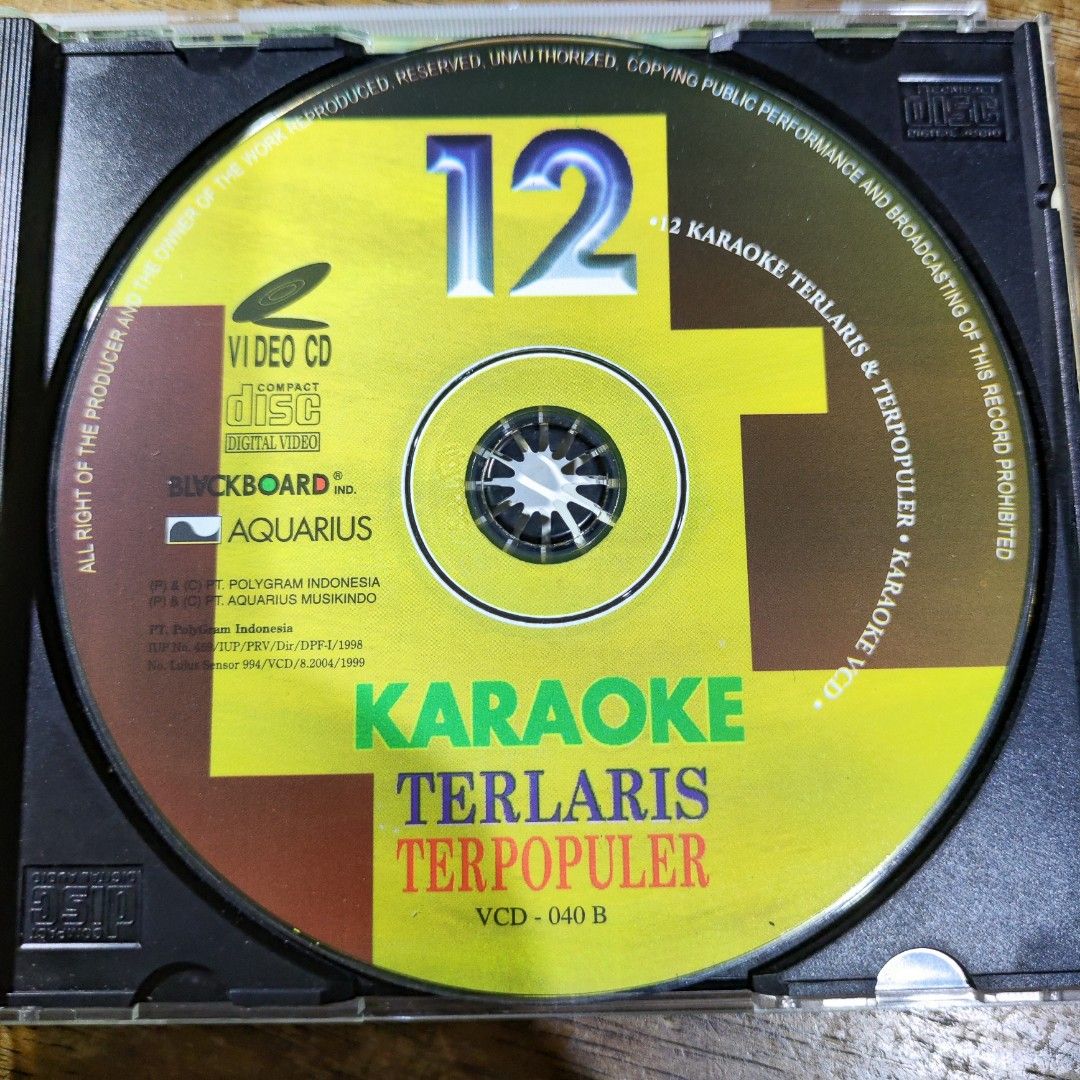 Original VCD KARAOKE, Musik & Media, CD, DVD & Lainnya di Carousell