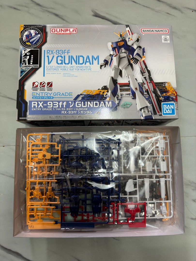 P Bandai EG RX 93ff Nu Gundam, Hobbies & Toys, Toys & Games on Carousell