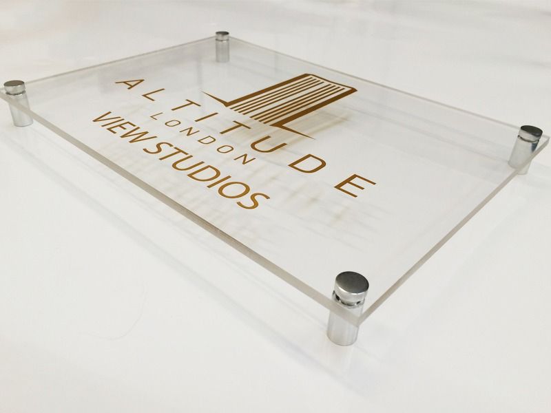 PAPAN TANDA AKRILIK BERLOGO l acrylic signage panel install logo ...