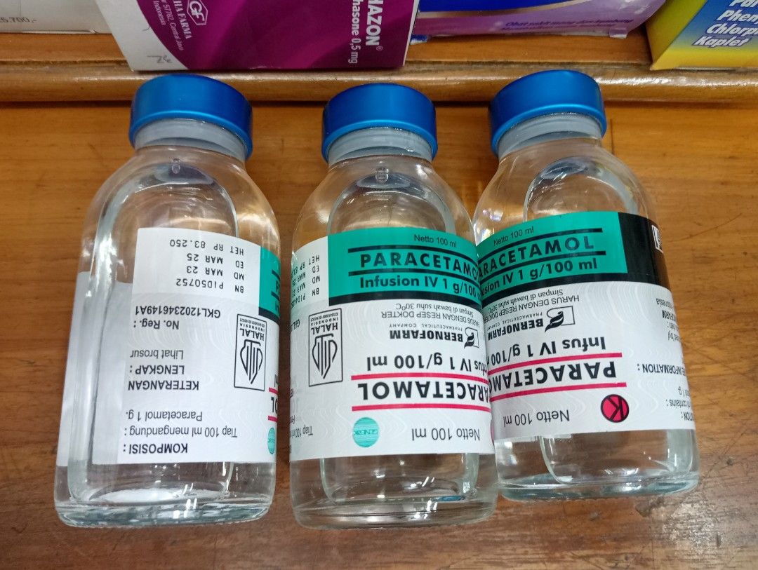 Paracetamol infus, Kesehatan & Kecantikan, Kulit, Sabun & Tubuh di ...