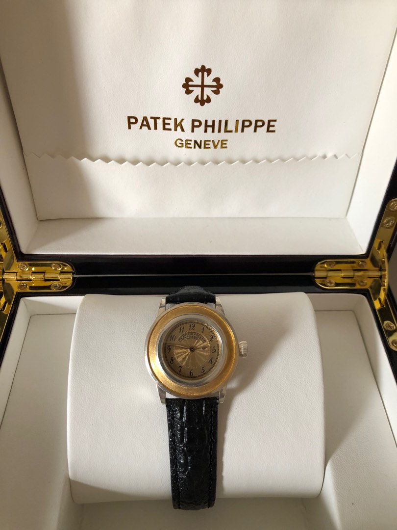 Very Special and unique vintage Patek Philippe small Gondola 32mm Watch ...