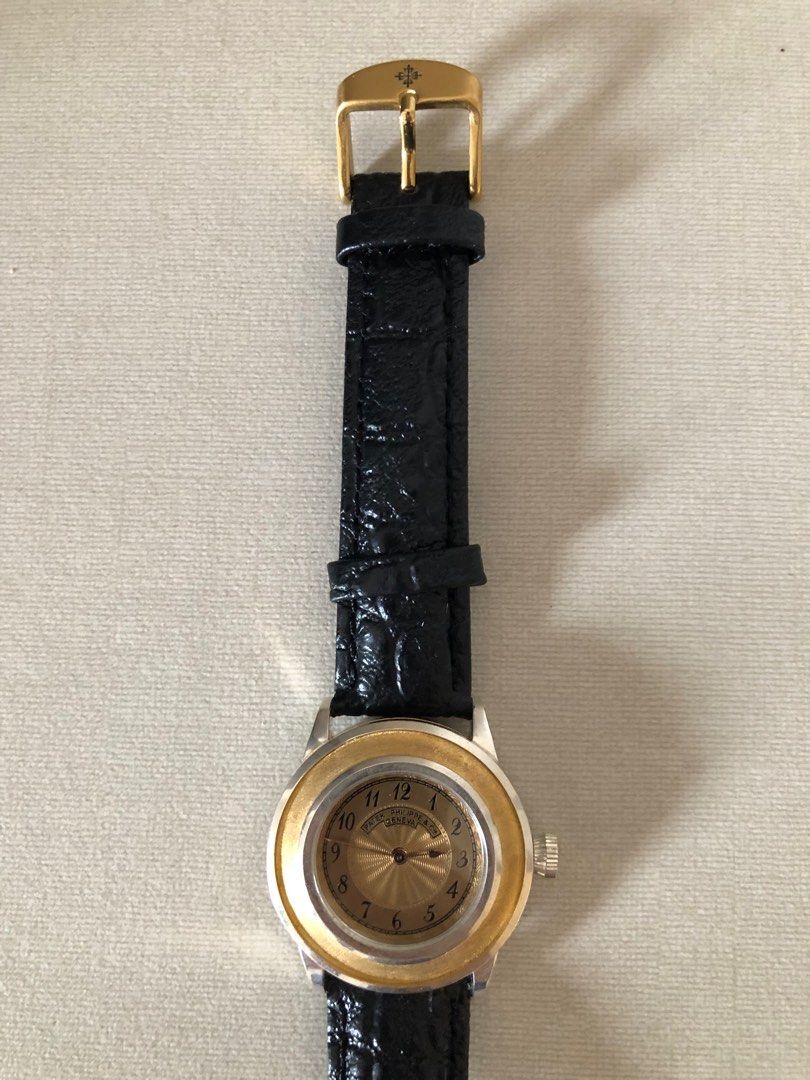 Very Special and unique vintage Patek Philippe small Gondola 32mm Watch ...