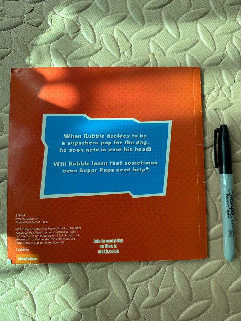 Paw Patrol Rubble to the Rescue, Hobbies & Toys, Books & Magazines ...