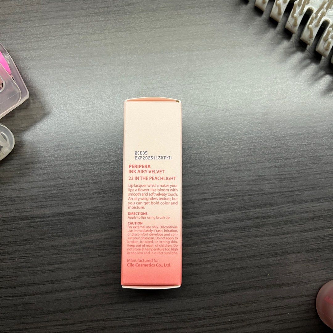 Peripera Ink Airy Velvet 23 In the Peachlight, Beauty & Personal Care ...