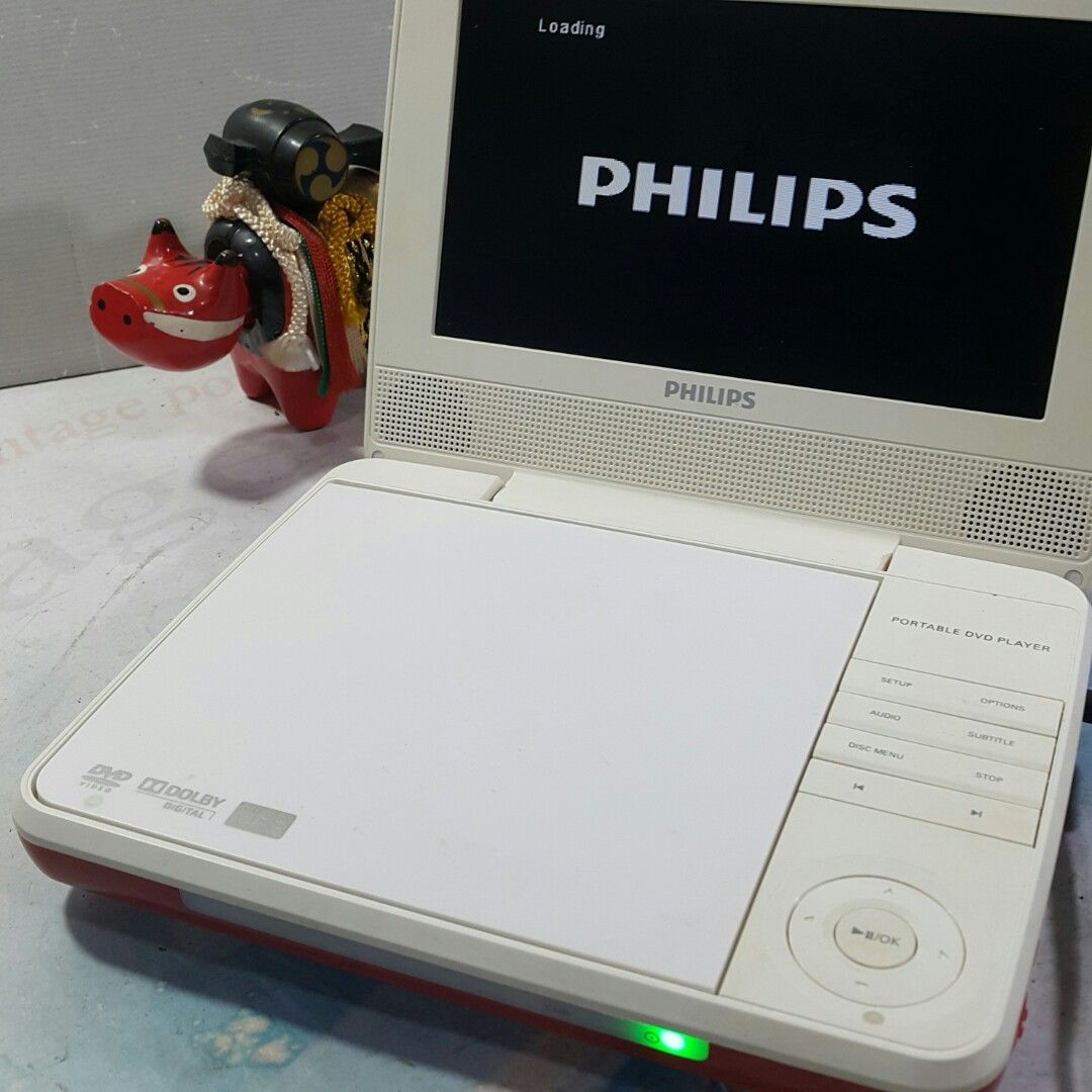 Philips Portable DVD VCD Player with charger, TV & Home Appliances, TV ...