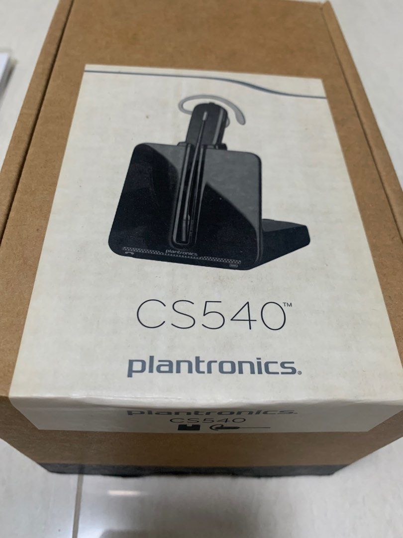 Plantronics CS540 Convertible DECT Wireless Headset, Audio, Headphones ...