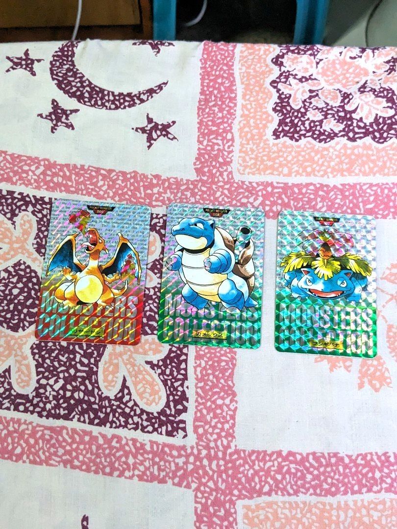 Pokemon bandai carddass charizard trio cards, Hobbies & Toys, Toys ...