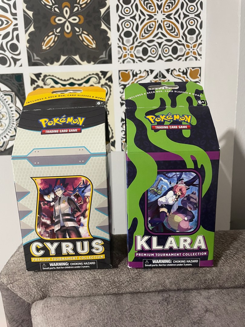 Pokemon Cyrus and Klara Box, Hobbies & Toys, Toys & Games on Carousell