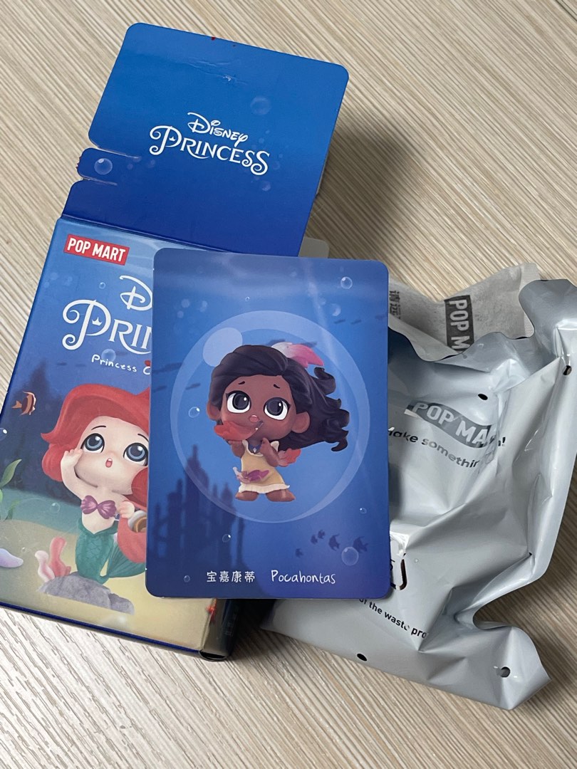 Pop Mart Disney 100 Princess 盲盒 Pocahontas, 興趣及遊戲, 玩具 & 遊戲類 - Carousell
