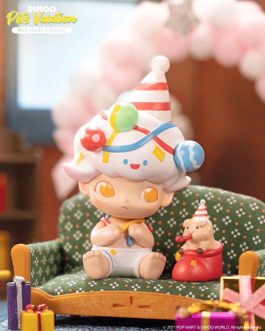 Popmart Dimoo Pets Vacation, Hobbies & Toys, Toys & Games on Carousell